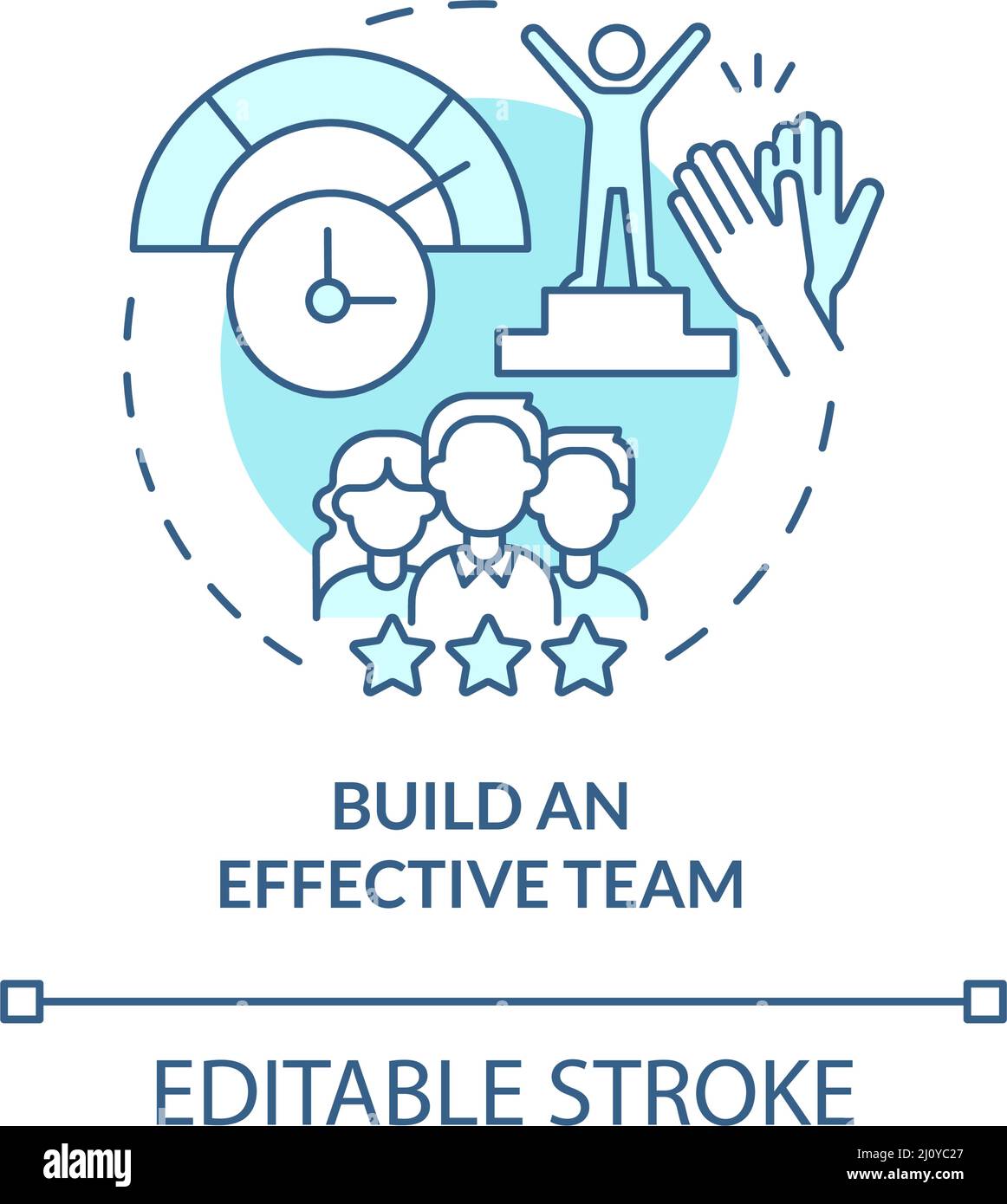 Build effective team turquoise concept icon Stock Vector Image & Art ... Build effective team turquoise concept icon Stock Vector Image & Art ...
