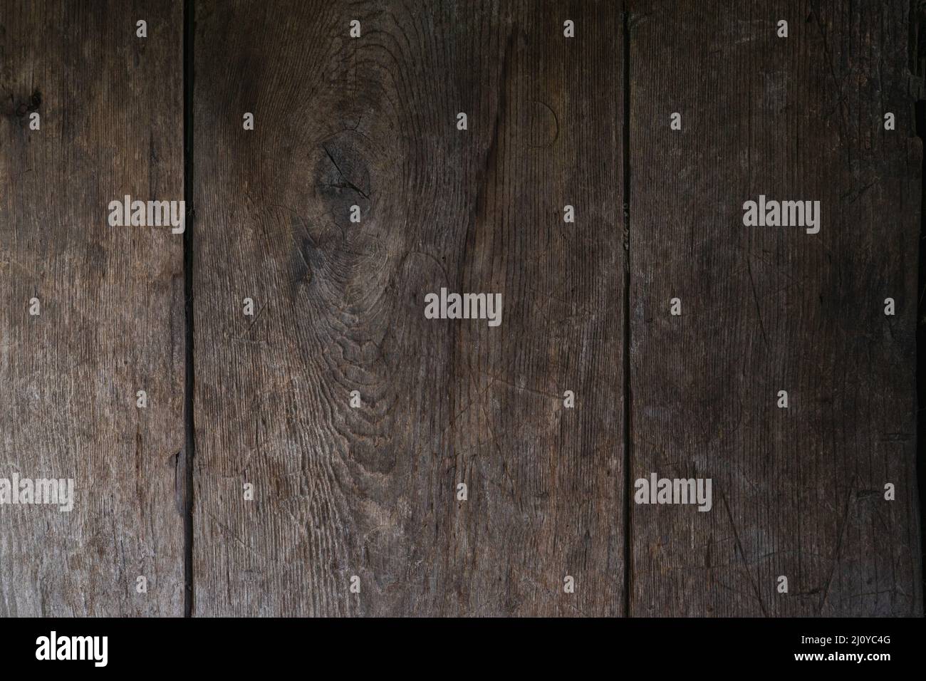 Texture of aged wood planks with vertical lines. Old chestnut wood ...