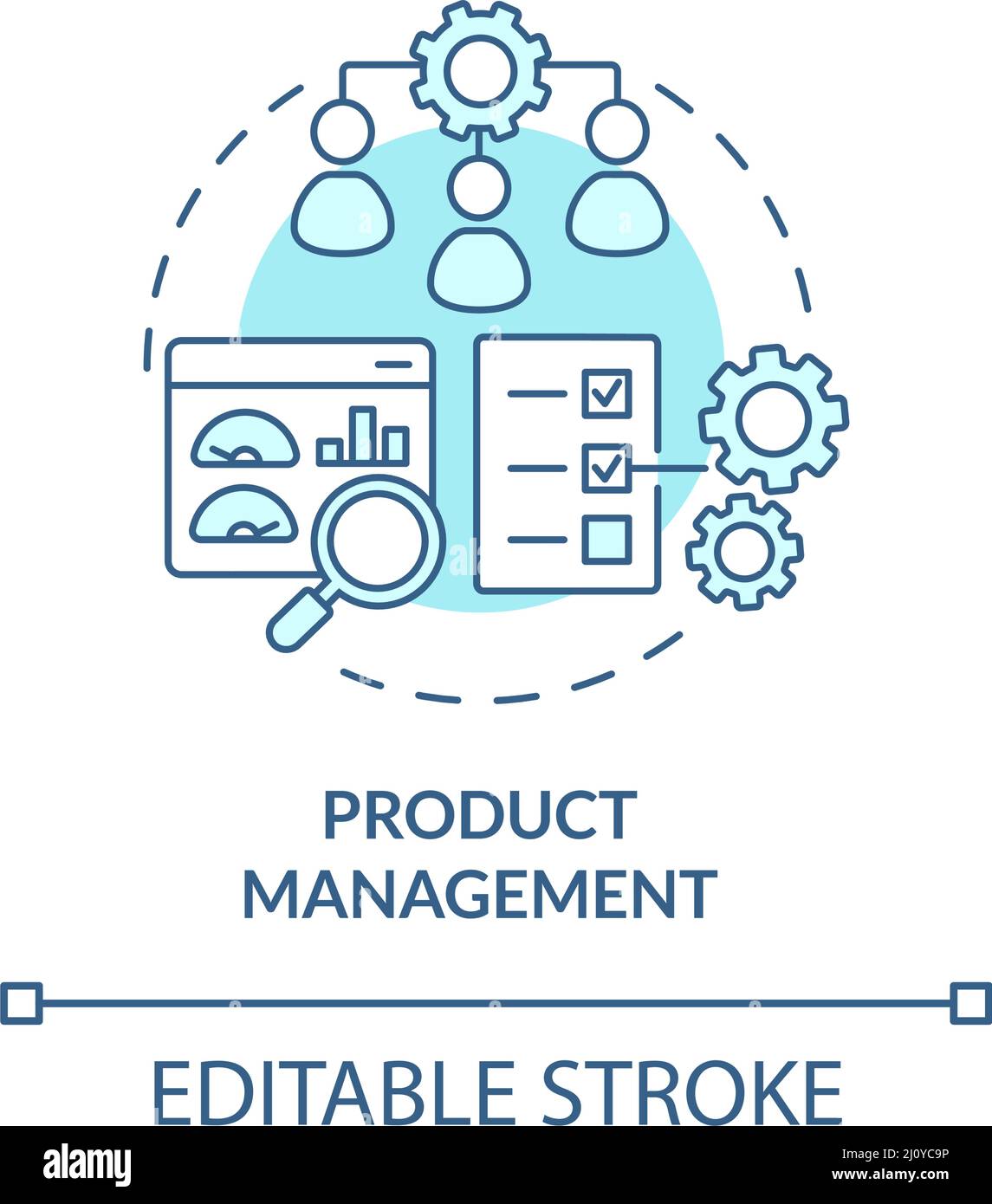 Product management development thin Cut Out Stock Images & Pictures - Alamy
