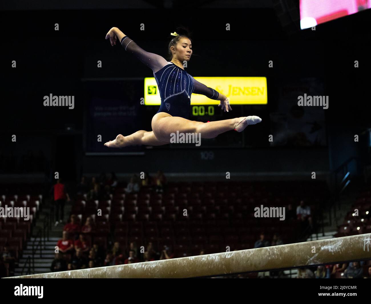 March 19, 2022: University of California Berkeley gymnast Madelyn ...