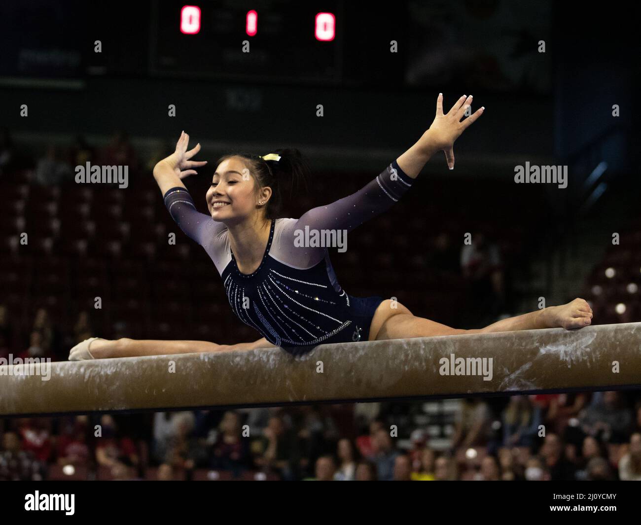 March 19, 2022: University of California Berkeley gymnast Madelyn ...