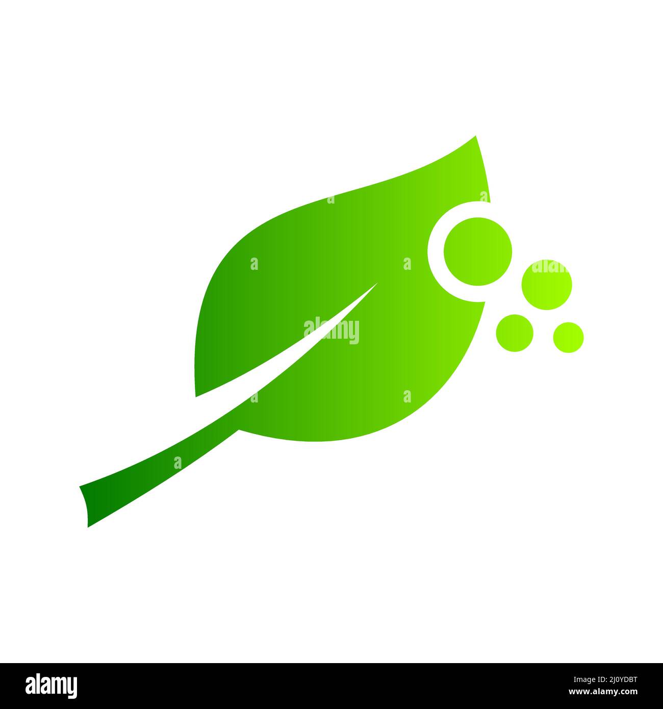 Biodegradable icon. Green leaf disintegration. Compostable symbol ...