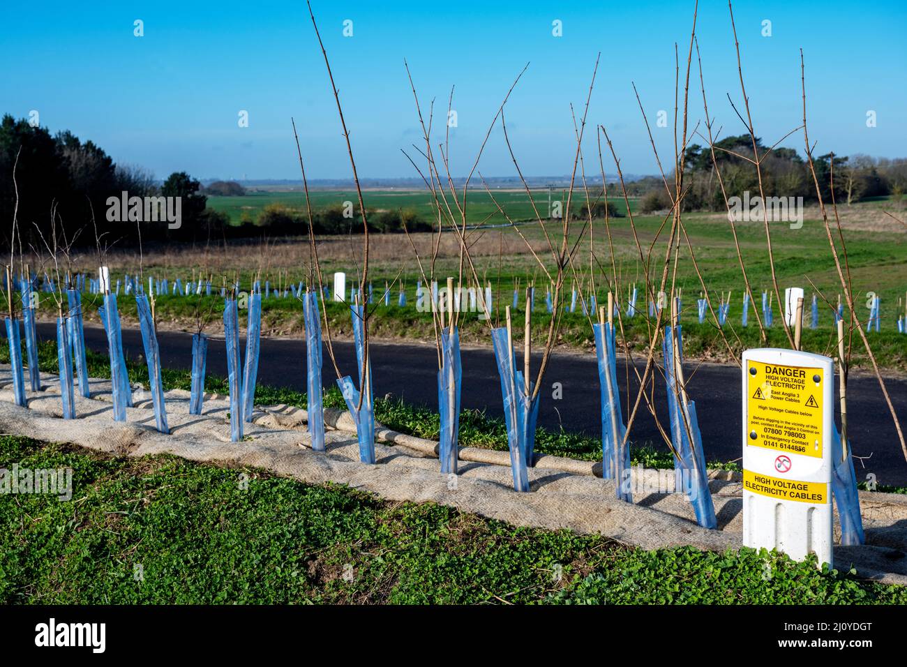 Underground utilities marker hi-res stock photography and images - Alamy