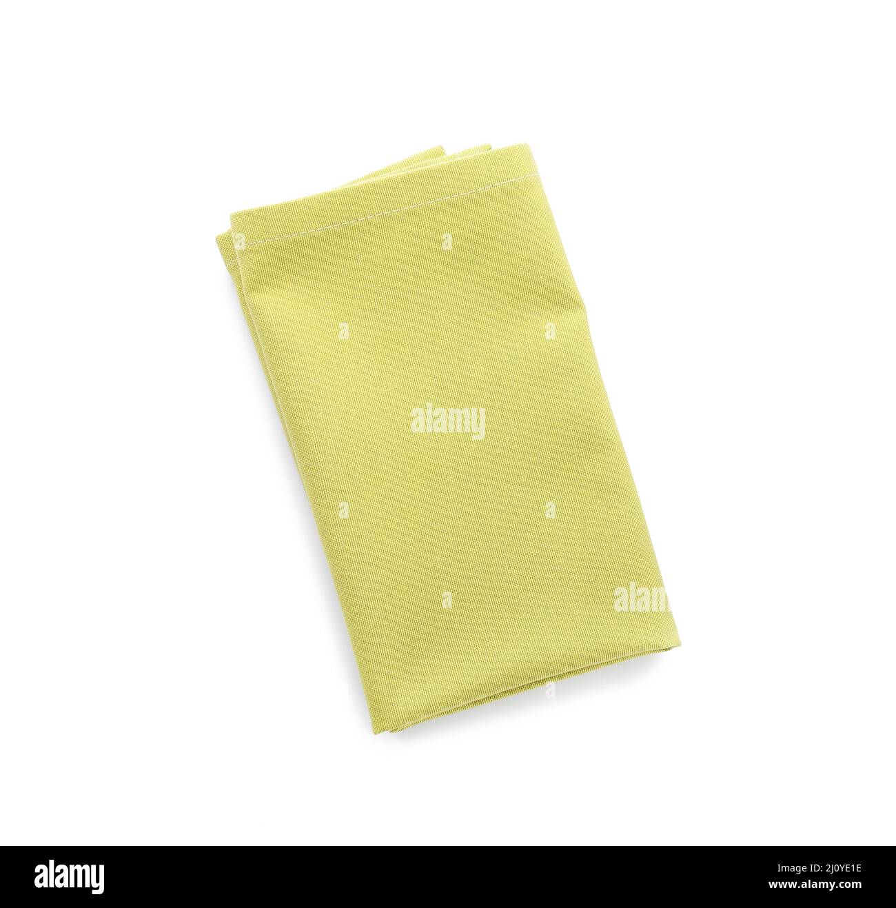 Clean napkin isolated on white Stock Photo - Alamy