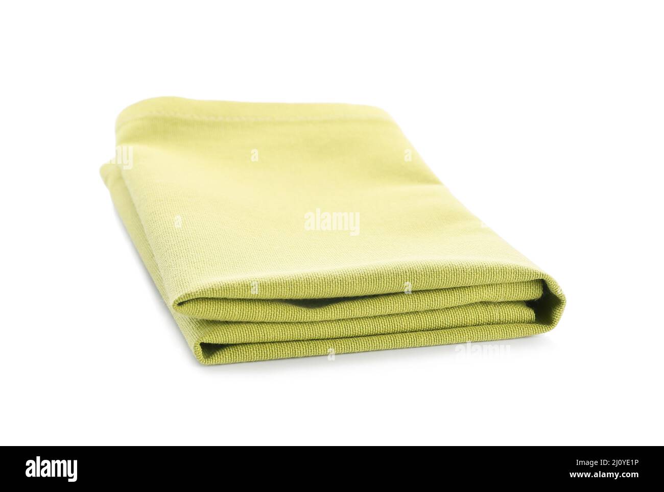 Clean napkin isolated on white Stock Photo - Alamy