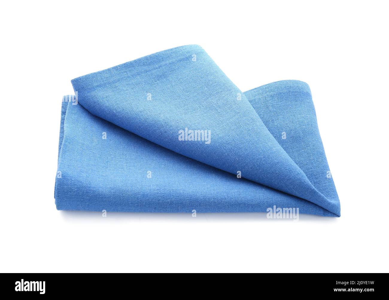 Clean napkin isolated on white Stock Photo - Alamy