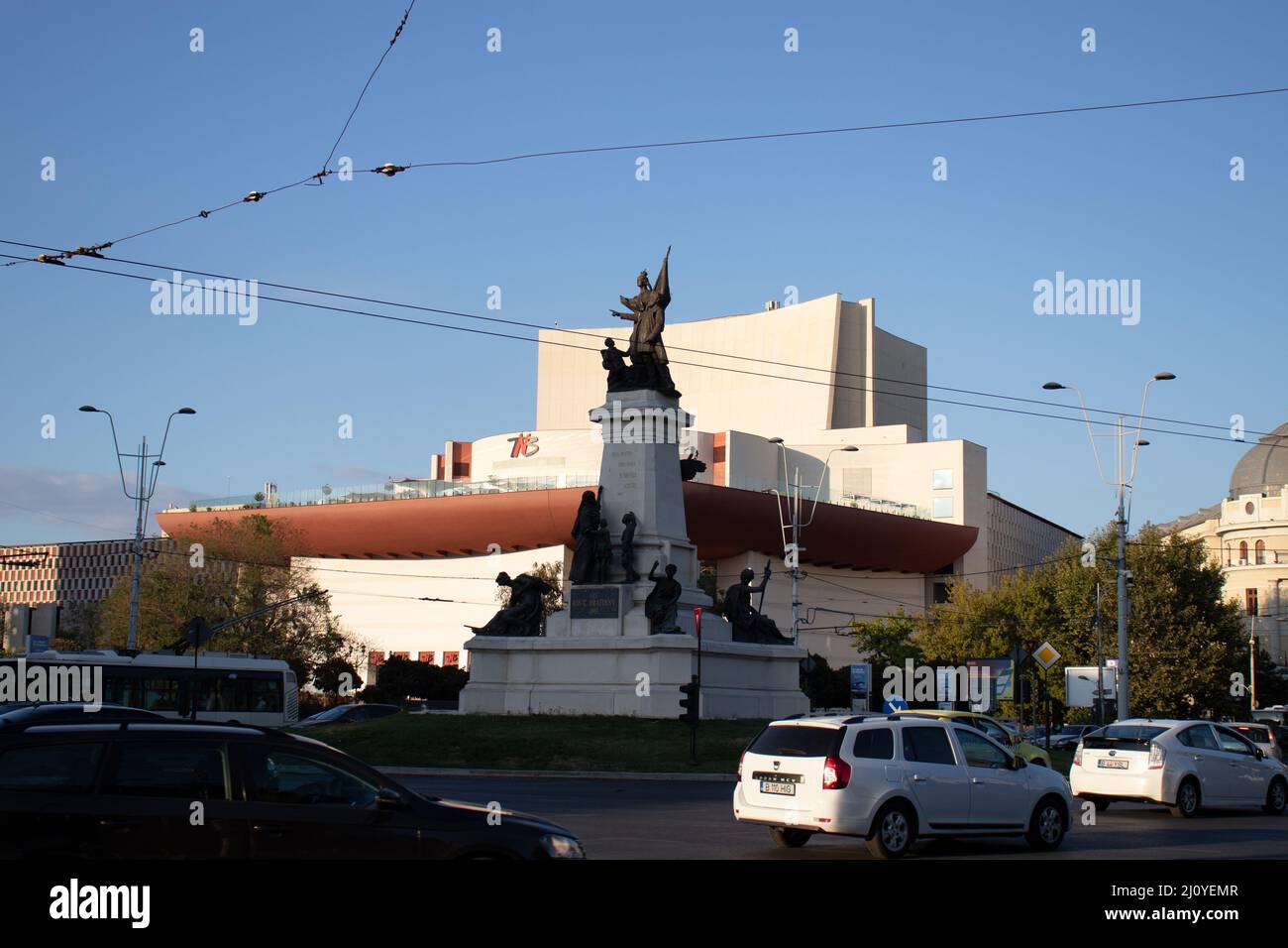 Bucharest urban pattern Stock Photo - Alamy
