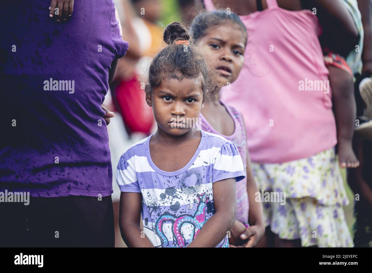 Group of children in a small village in Honduras Stock Photo - Alamy