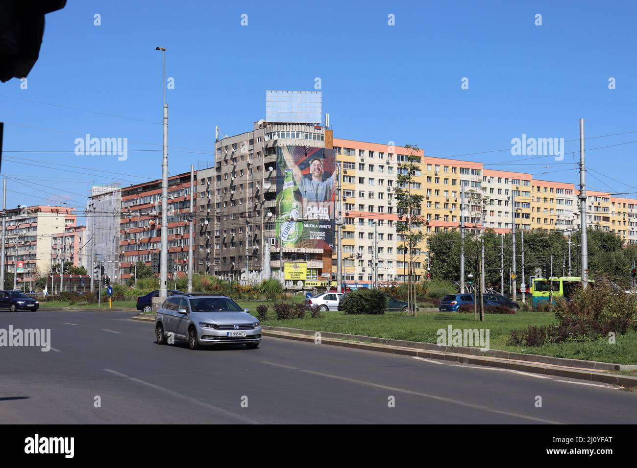 Bucharest urban pattern Stock Photo - Alamy