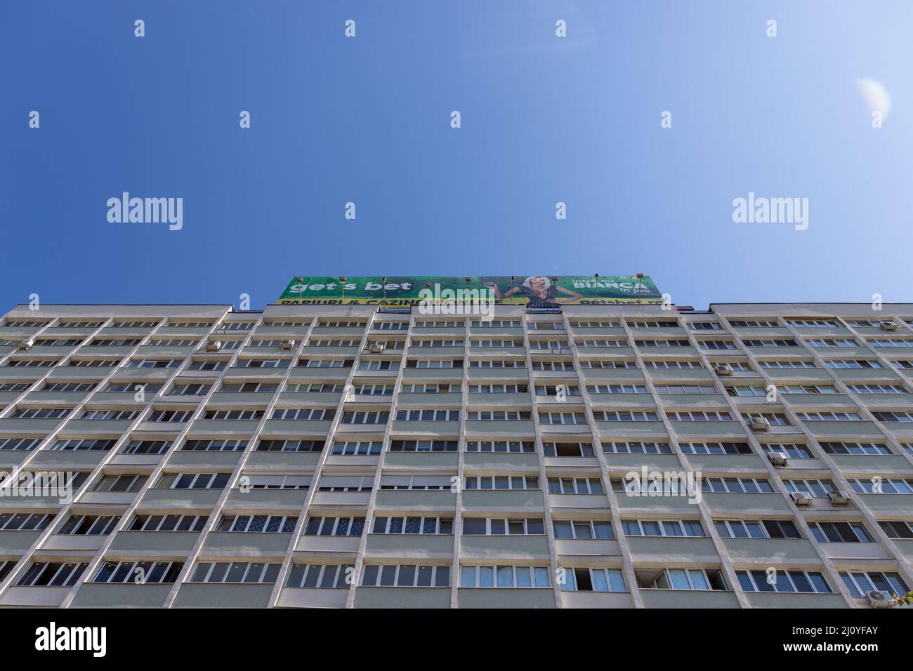 Bucharest urban pattern Stock Photo - Alamy