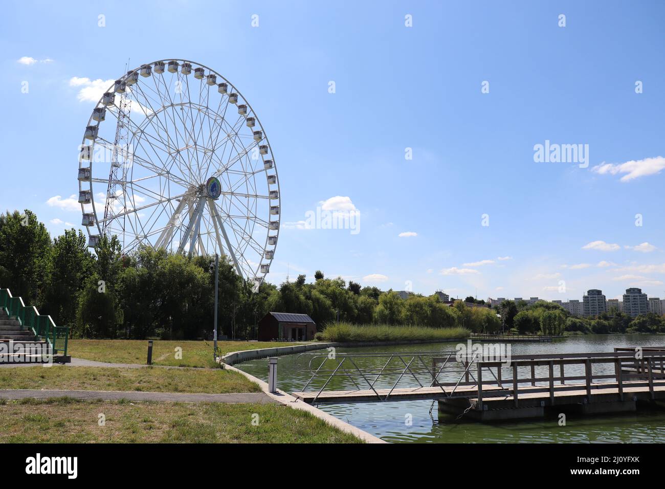 Bucharest urban pattern Stock Photo - Alamy