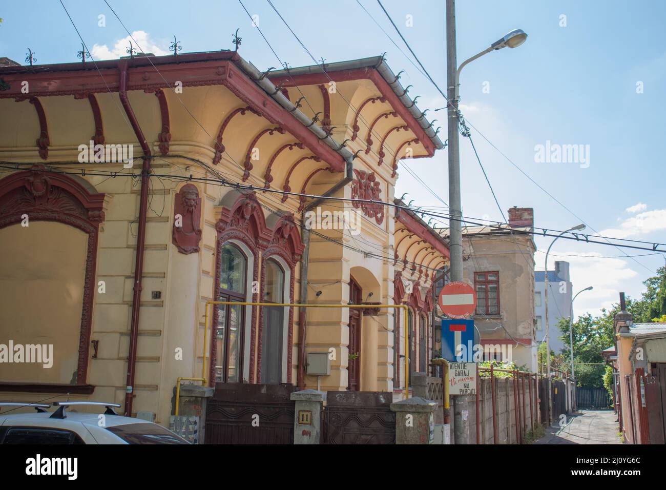 Bucharest urban pattern Stock Photo - Alamy