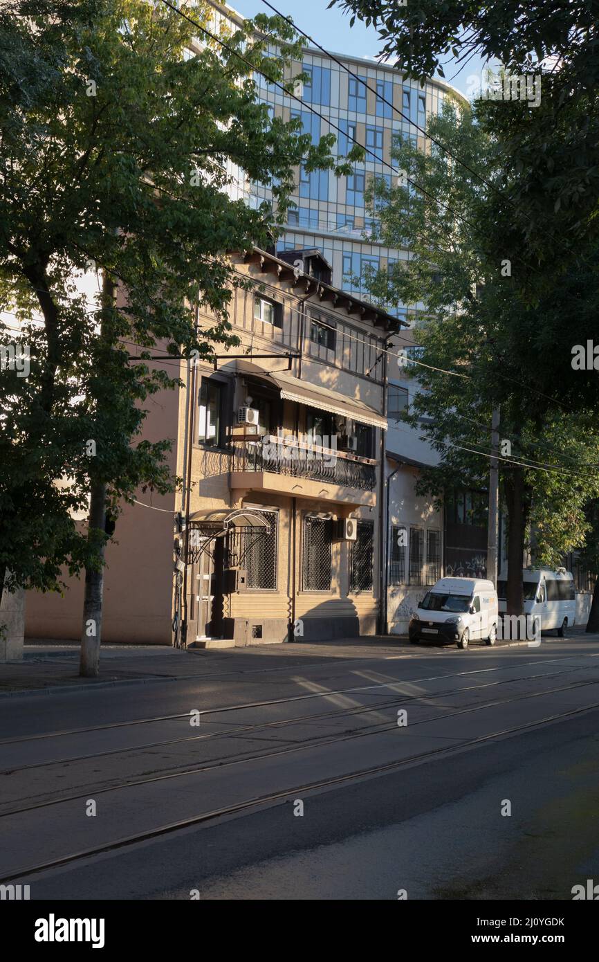 Bucharest urban pattern Stock Photo - Alamy