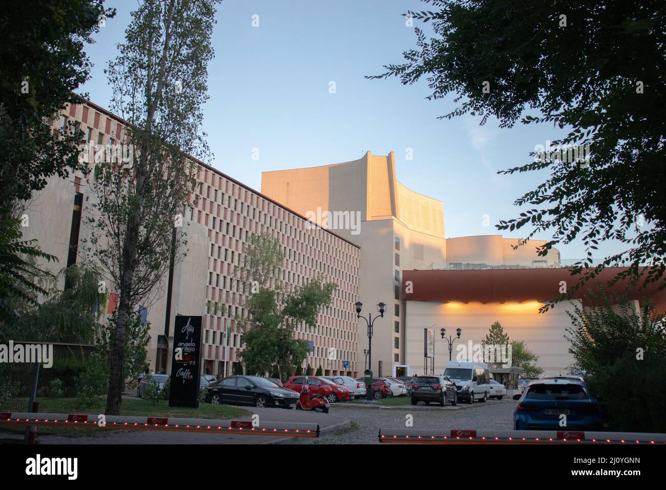 Bucharest urban pattern Stock Photo - Alamy