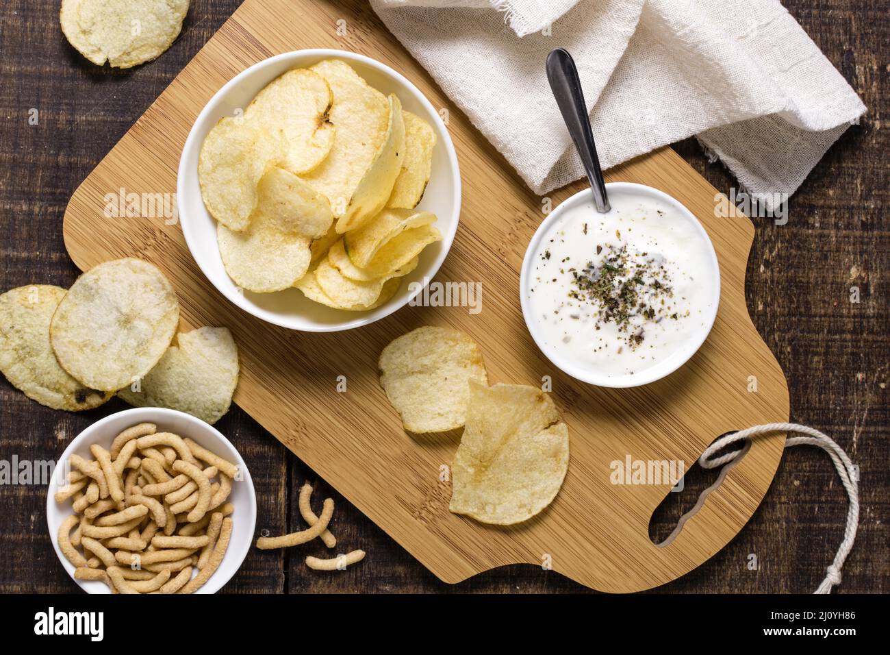 Top view potato hi-res stock photography and images - Alamy