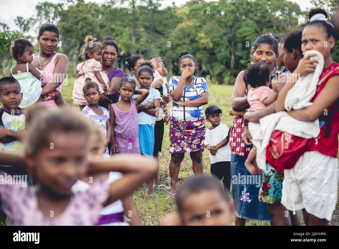 Group of native people from a small village in Honduras Stock Photo - Alamy