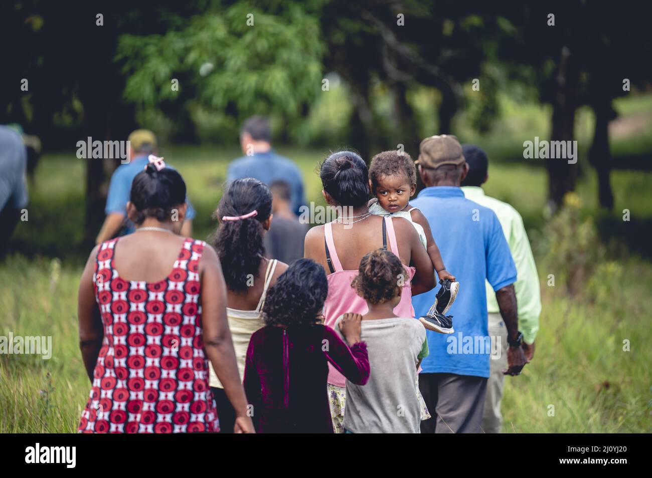 Group of native people from a small village in Honduras Stock Photo - Alamy