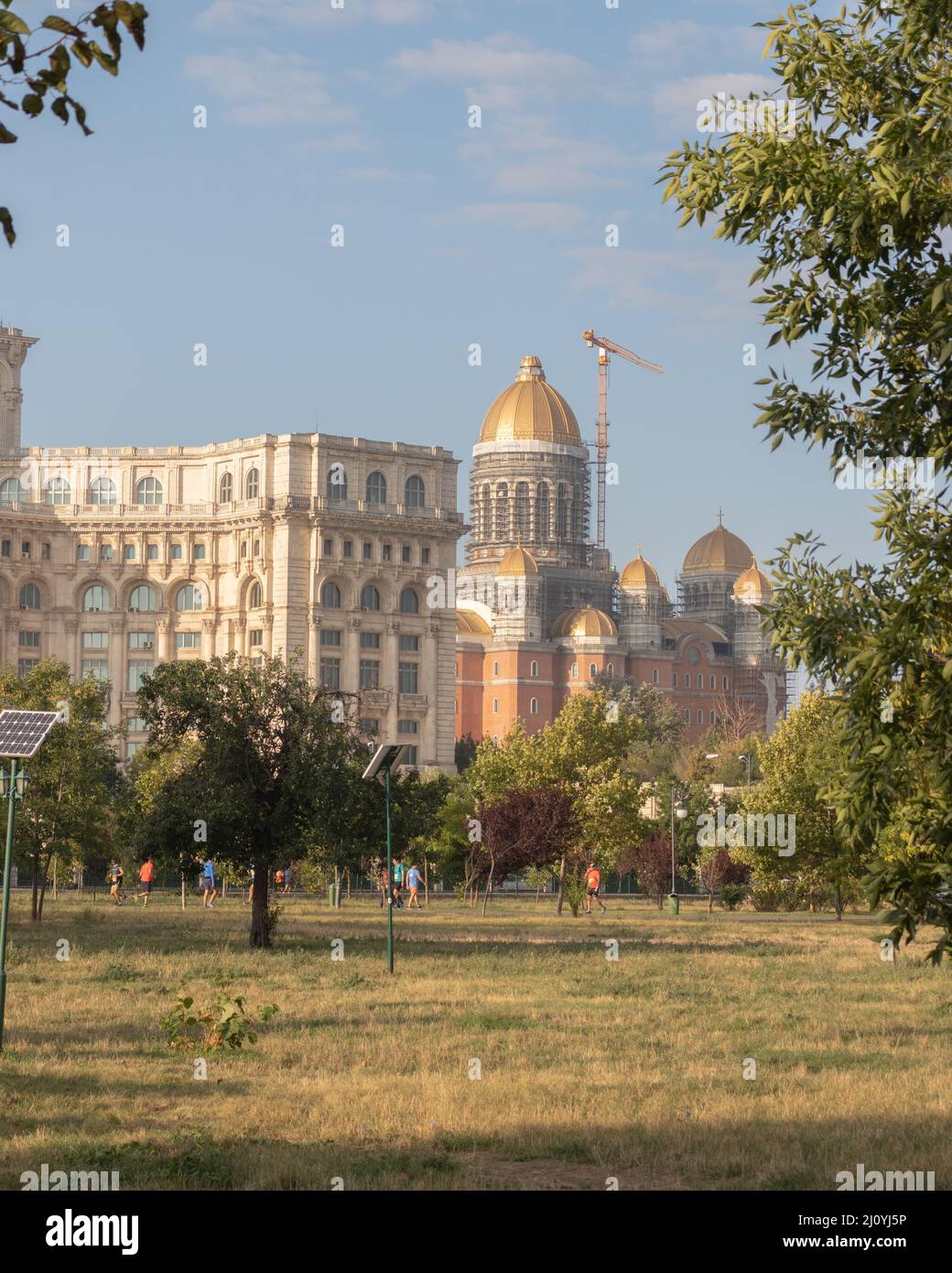 Bucharest urban pattern Stock Photo - Alamy