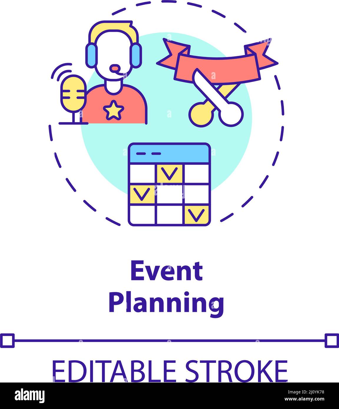 Event coordination Stock Vector Images - Alamy