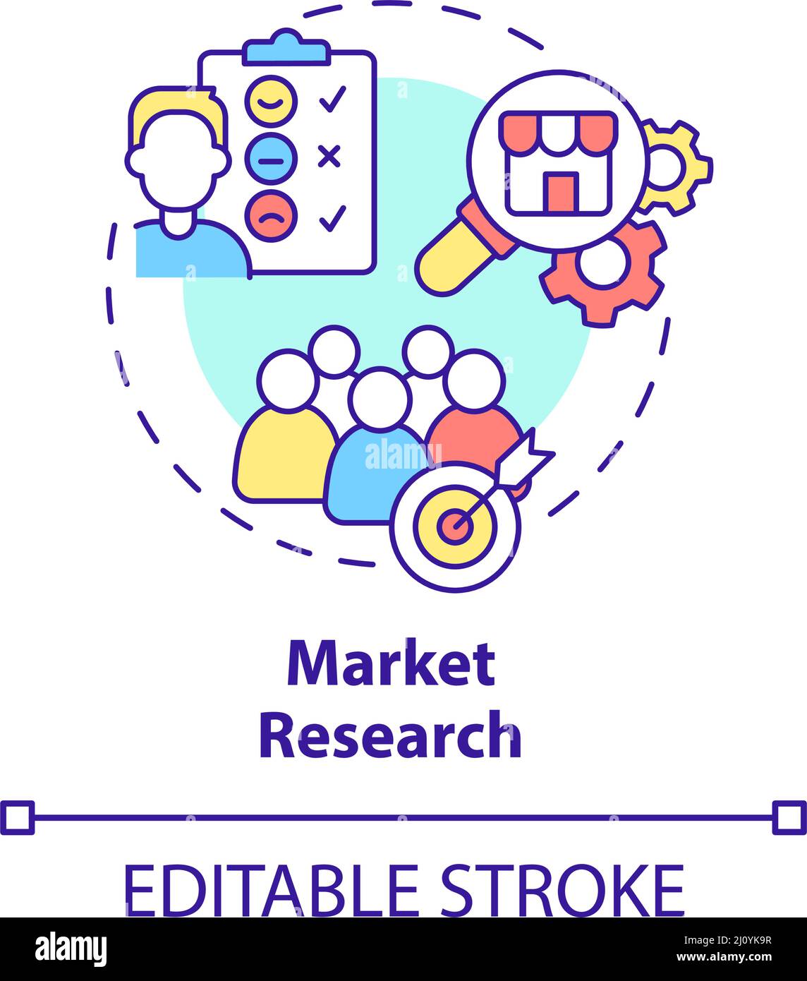 Public market complex Stock Vector Images - Alamy