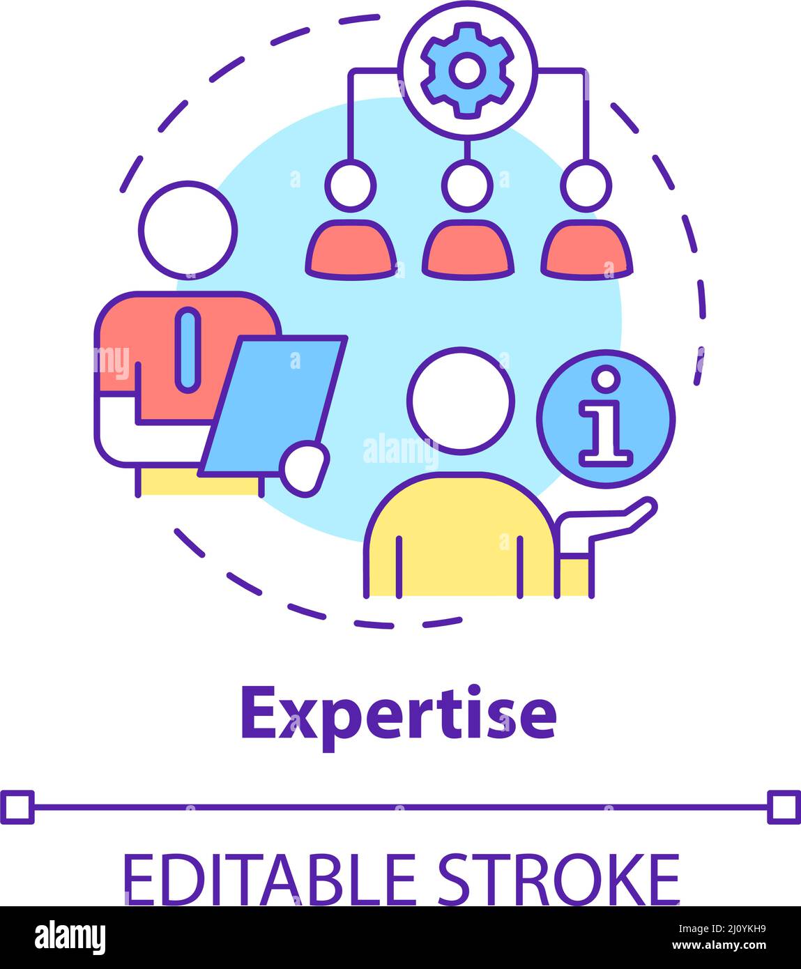 Expertise concept icon Stock Vector Image & Art - Alamy
