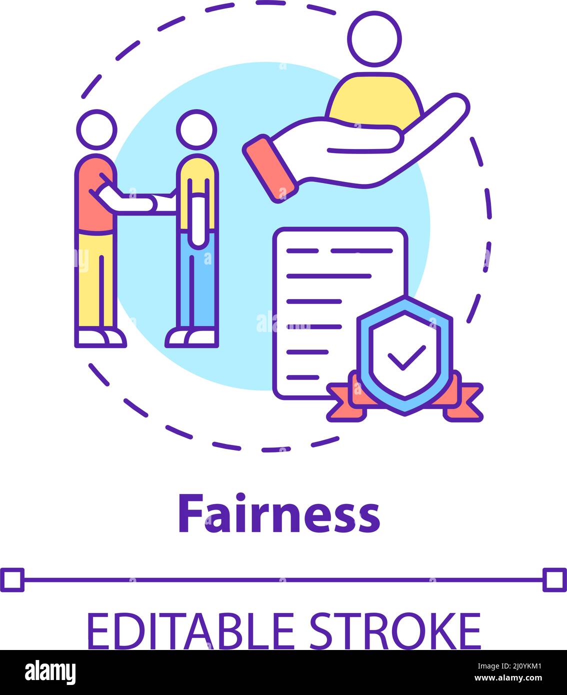 Fairness concept icon Stock Vector Image & Art - Alamy