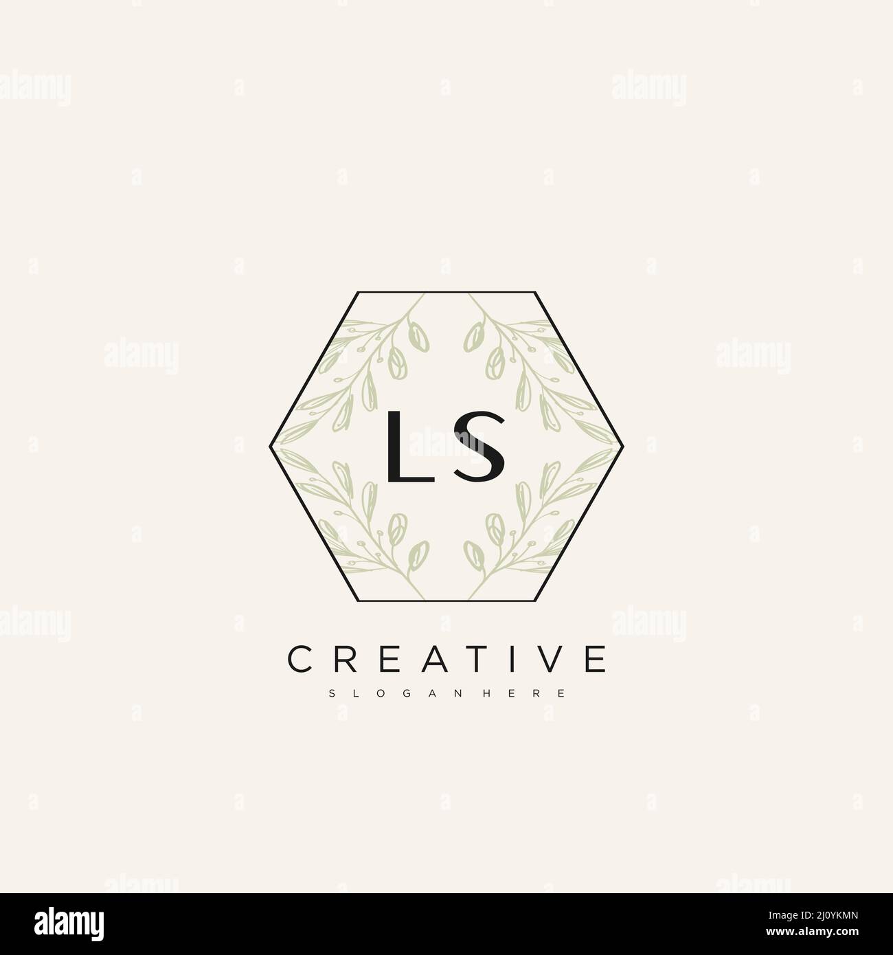 LS Initial Letter Flower Logo Template Vector premium vector Stock ...