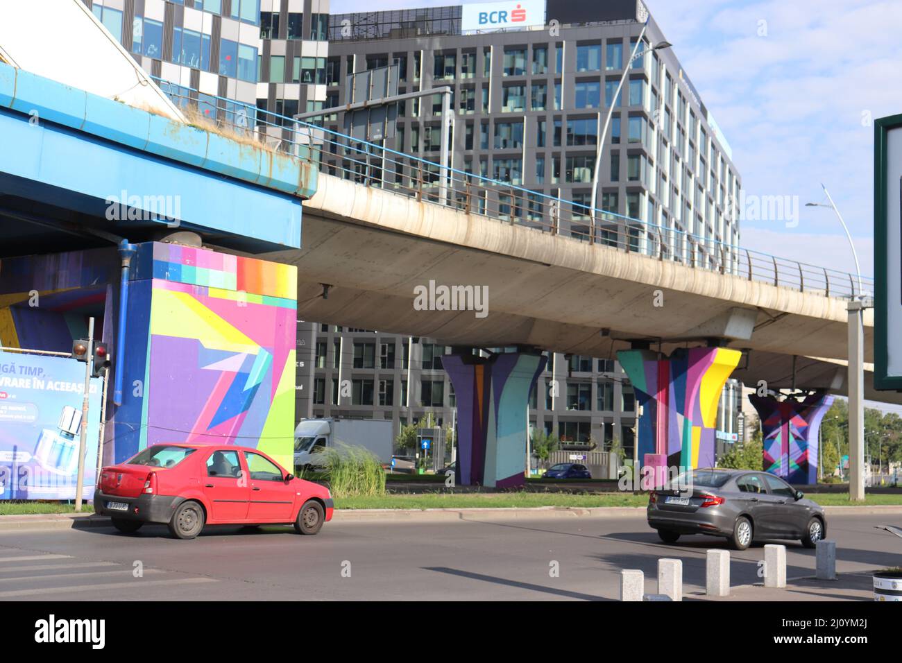 Bucharest urban pattern Stock Photo - Alamy