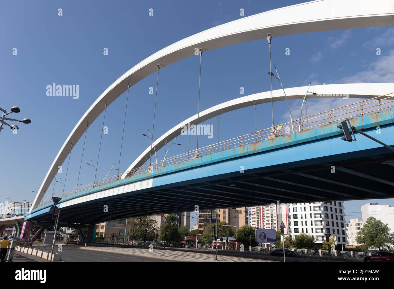 Bucharest urban pattern Stock Photo - Alamy