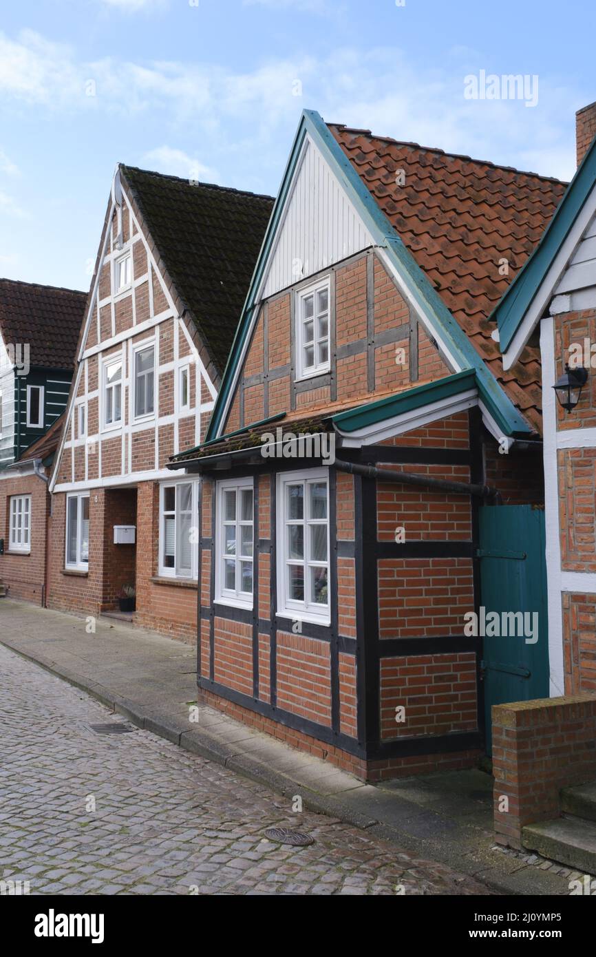 Facade half timbered house hi-res stock photography and images - Alamy