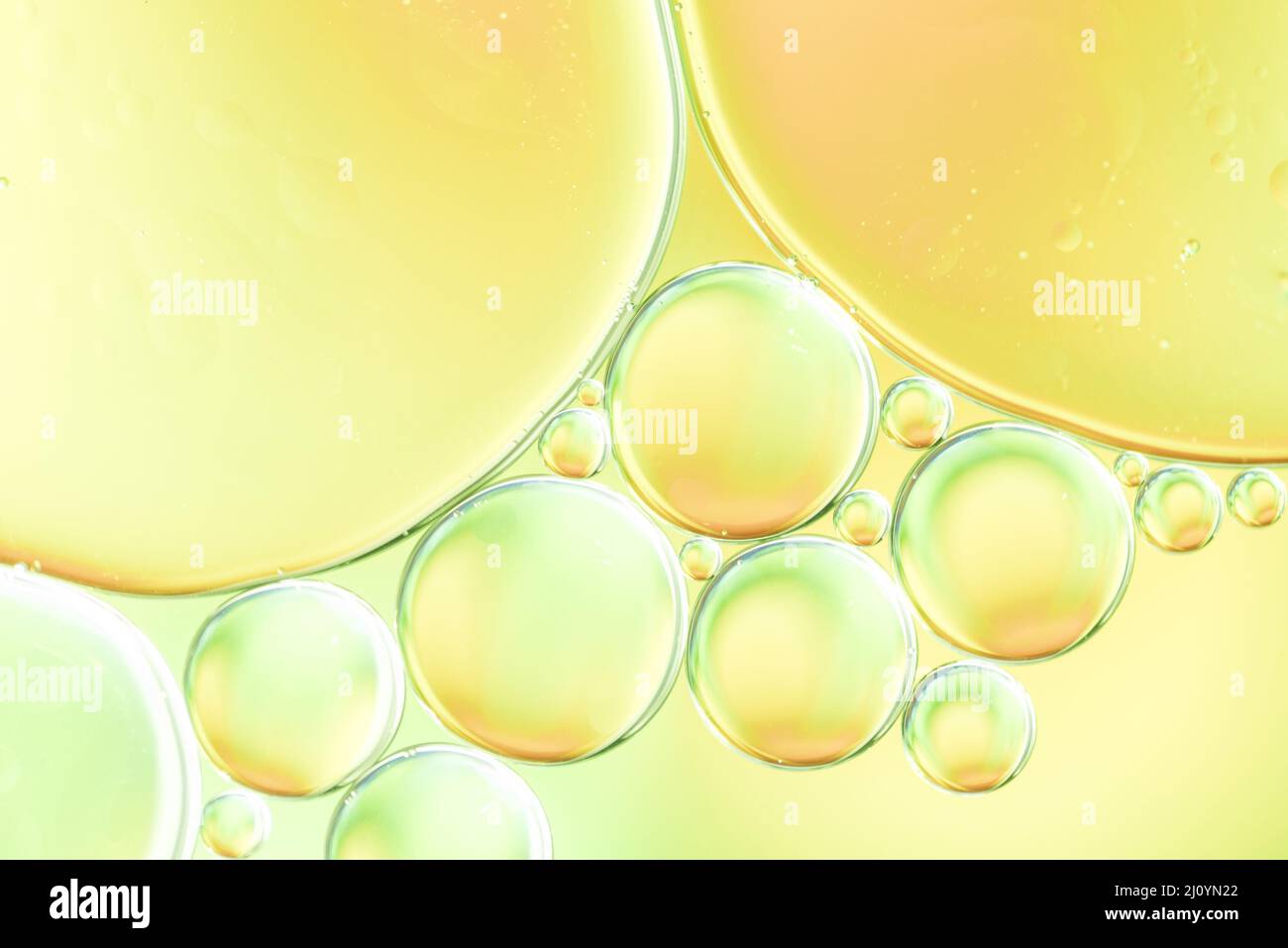 Backdrop of green bubbles hi-res stock photography and images - Alamy