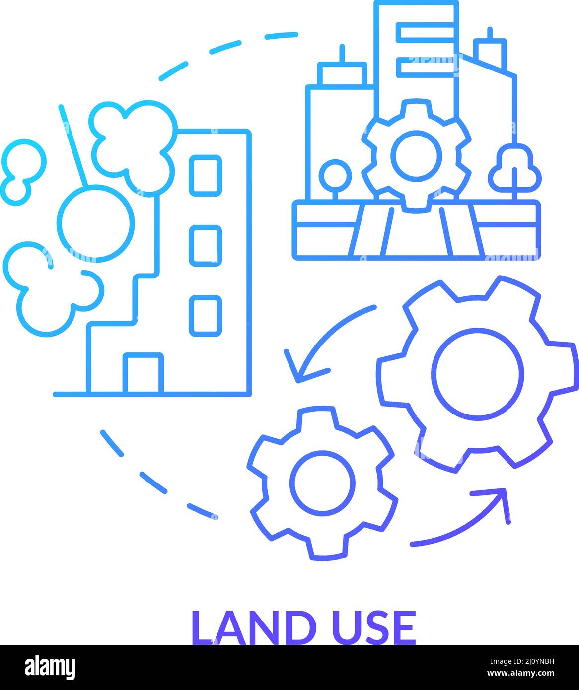 Land usage Cut Out Stock Images & Pictures - Alamy