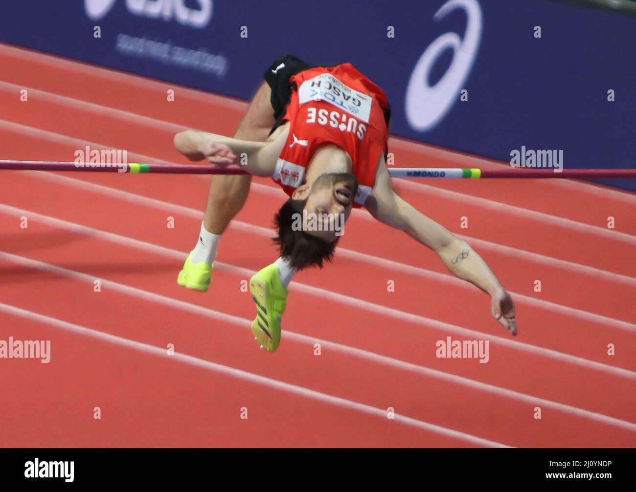 Loïc GASCH of Suisse High Jump Men during the World Athletics Indoor ...