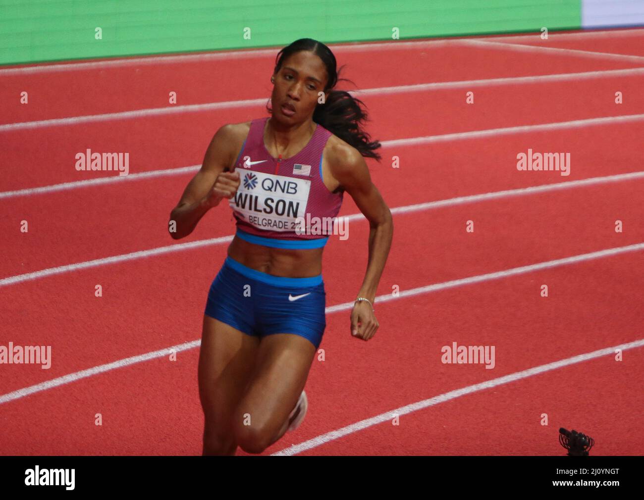 Ajee WILSON of USA Finale 800 M Women during the World Athletics Indoor ...