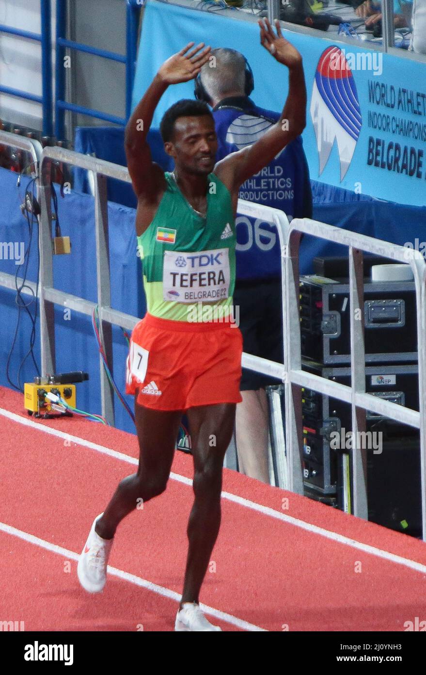 Samuel TEFERA of Ethiopie Finale 1500 M Men during the World Athletics ...