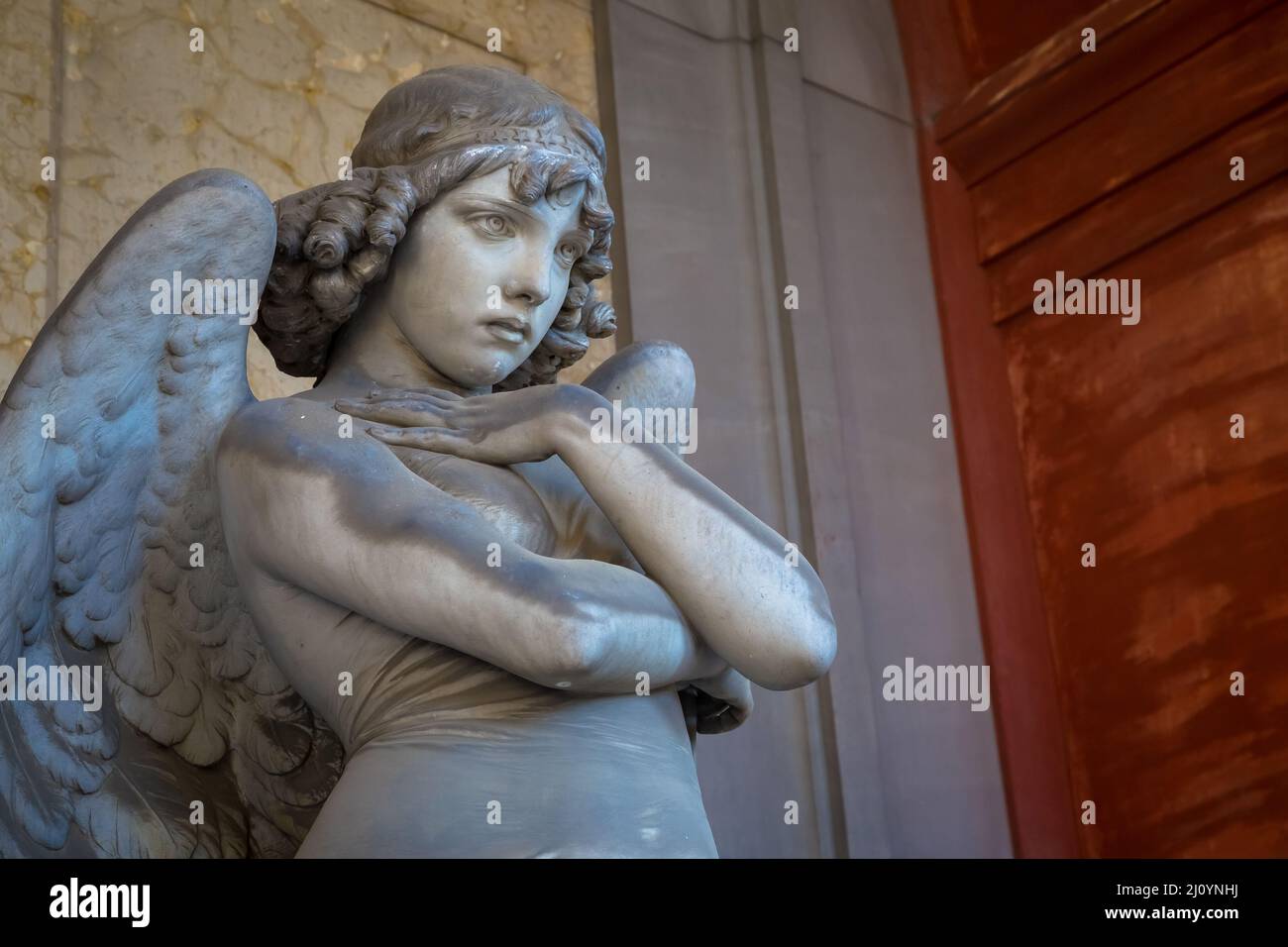 Creepy angel hi-res stock photography and images - Alamy