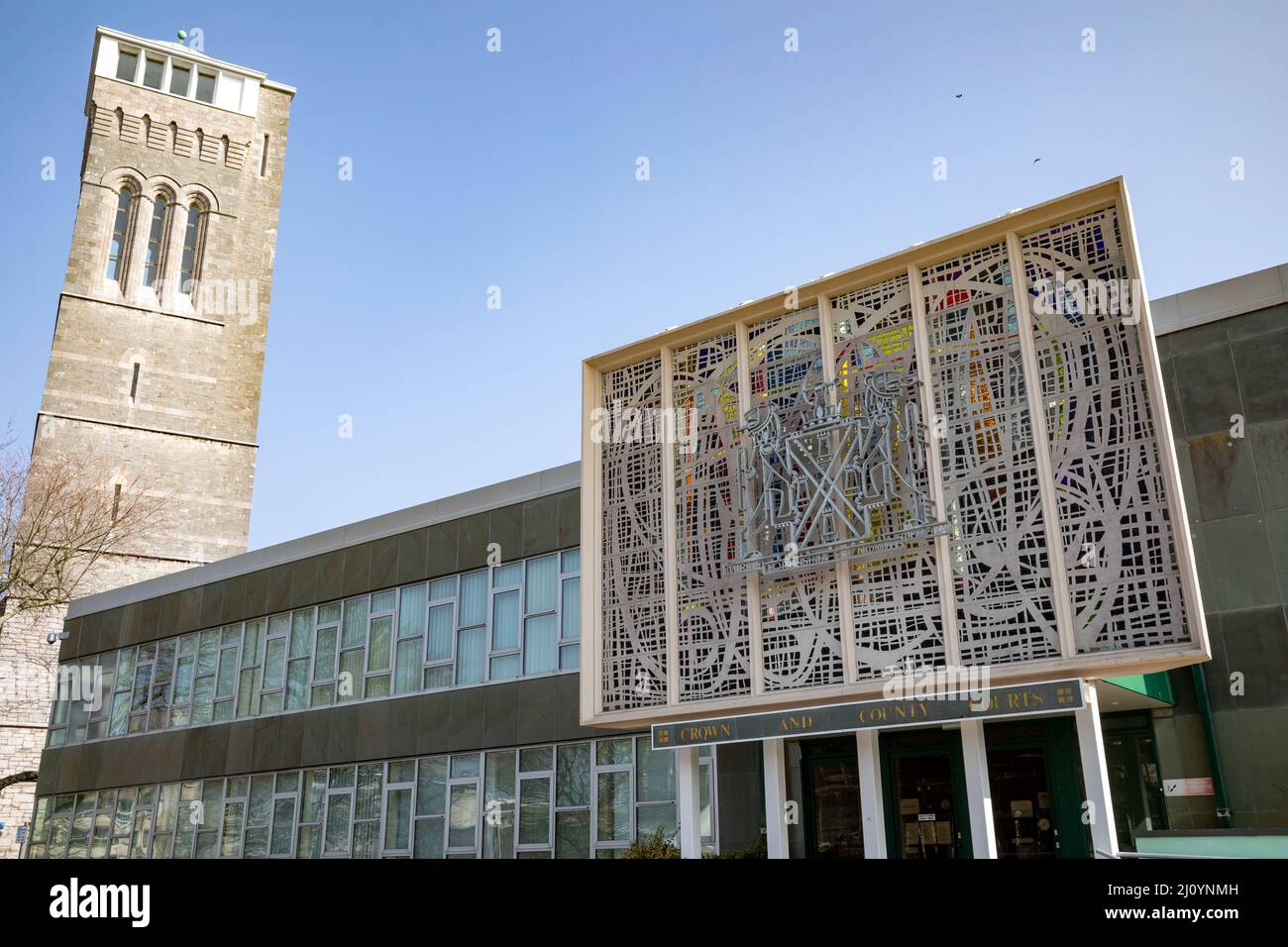 A view of The Guildhall in Plymouth, Devon,UK Stock Photo - Alamy
