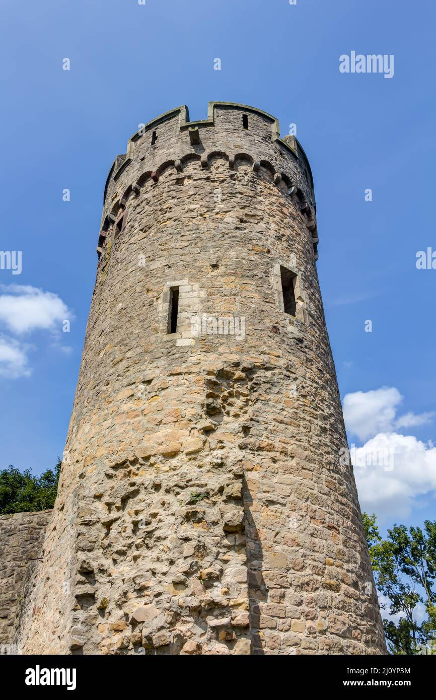 Northeast Tower (Hambacher Tower) of Starkenburg Castle on the ...