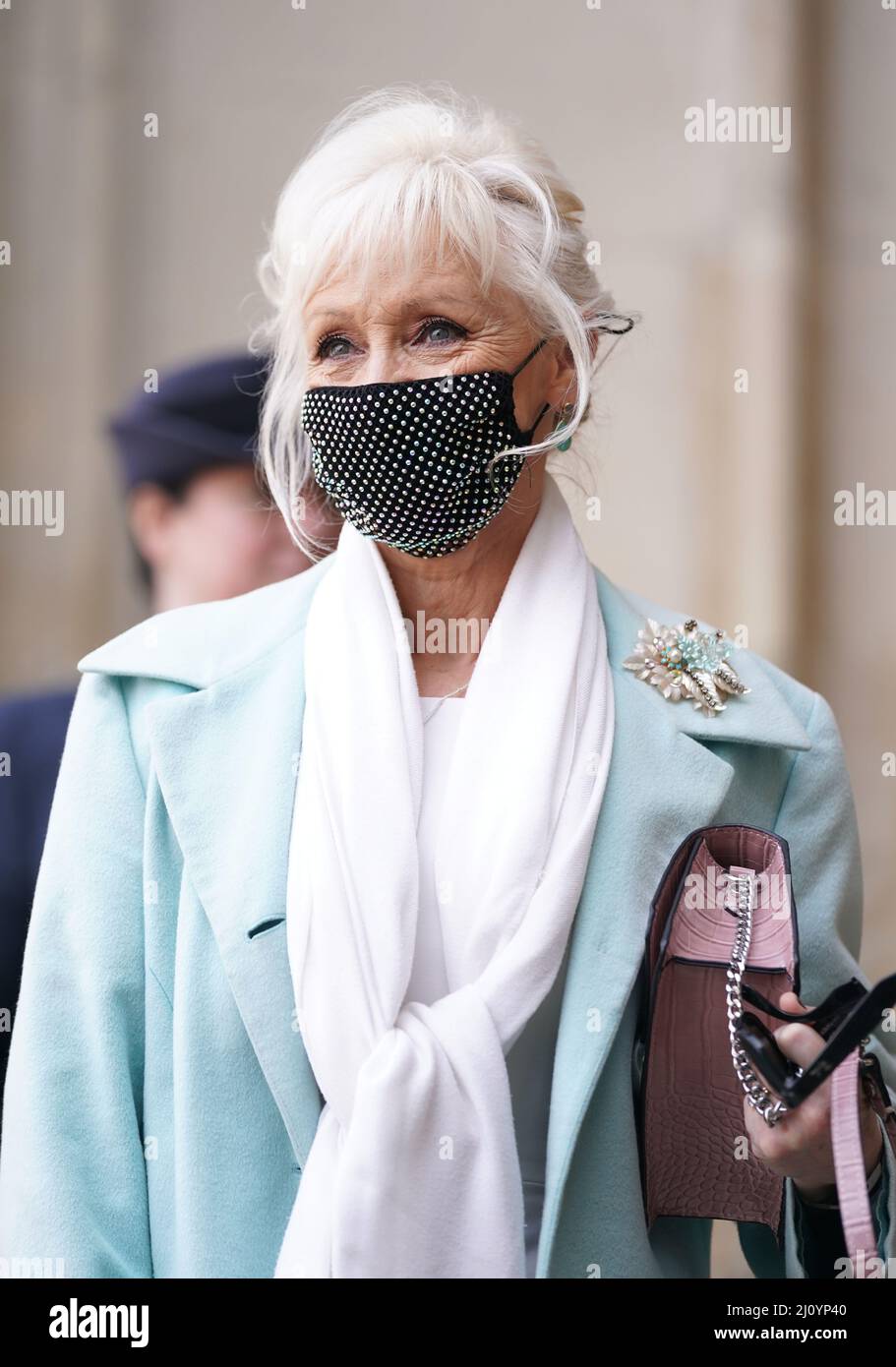 Debbie McGee arriving for the Service of Thanksgiving for Forces ...