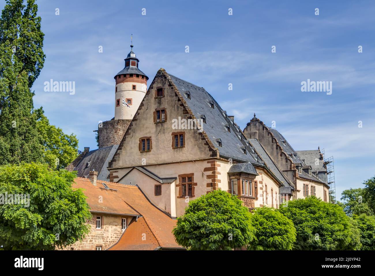 Budingen Castle in the Wetter district, Hesse in Germany Stock Photo ...