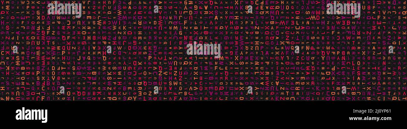 Abstract Geometrical generative computational art illustration Stock ...