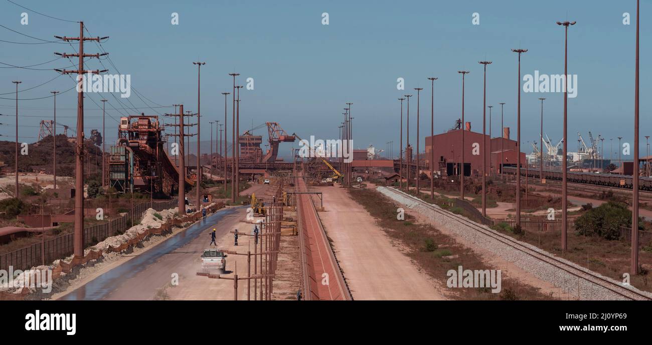 Saldanha Bay, West Coast, South Africa. 2022. Overview of building ...