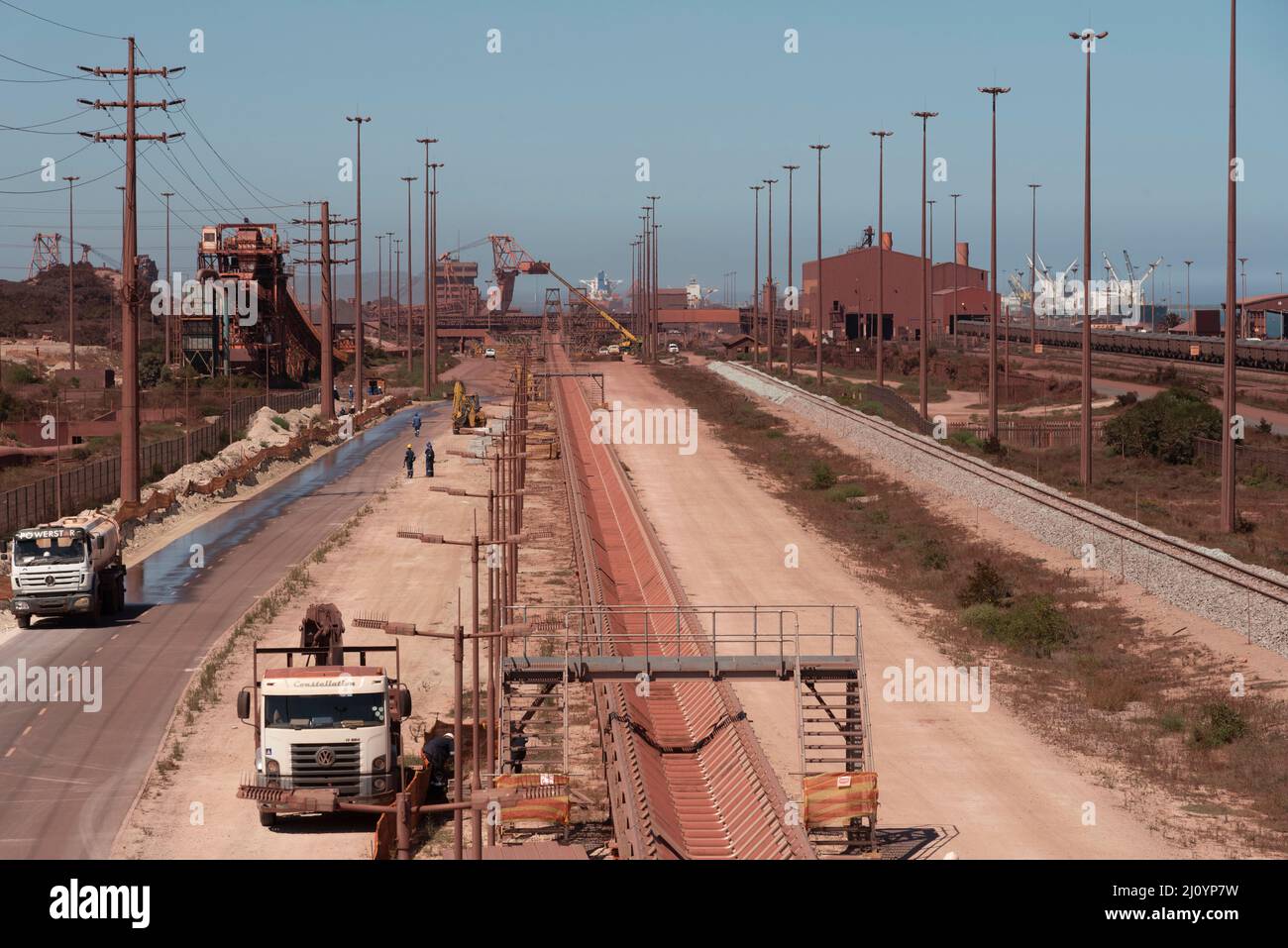 Saldanha Bay, West Coast, South Africa. 2022. Overview of building ...