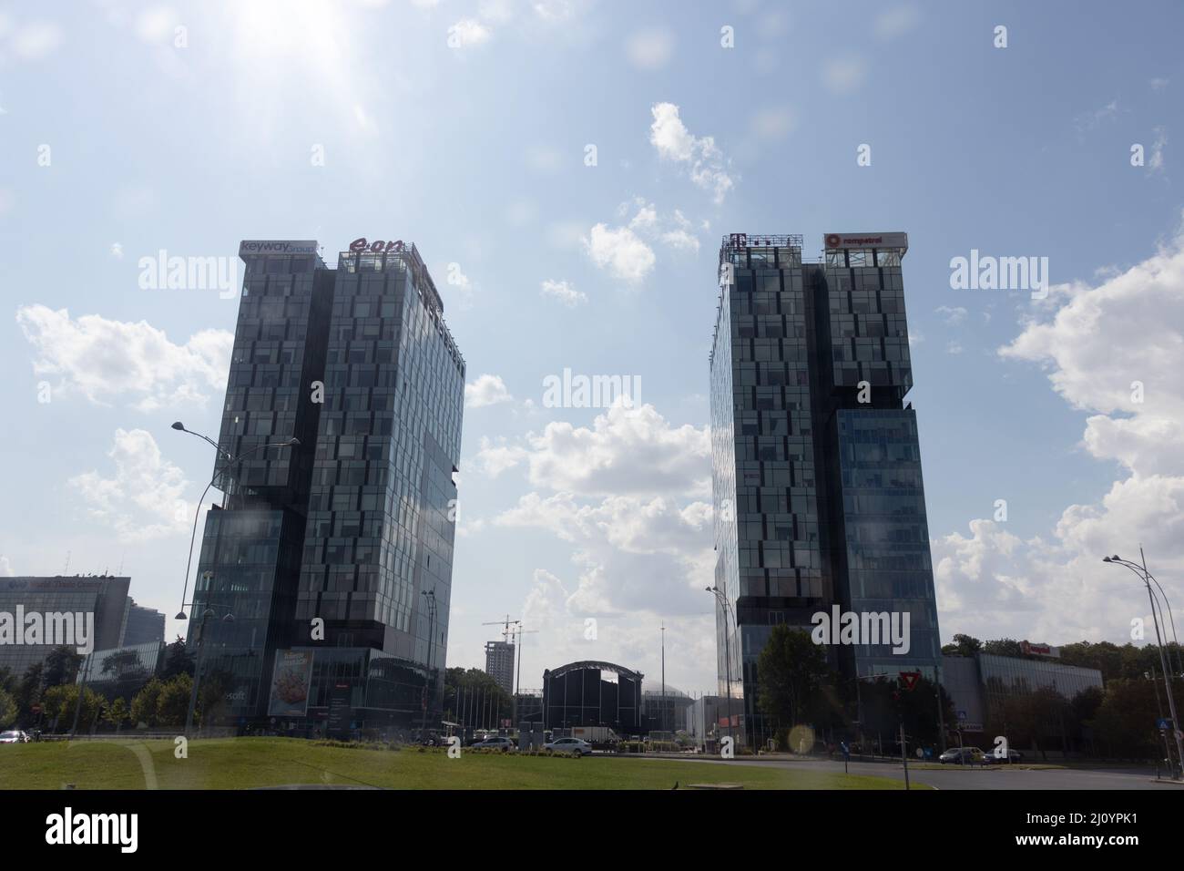 Bucharest urban pattern Stock Photo - Alamy