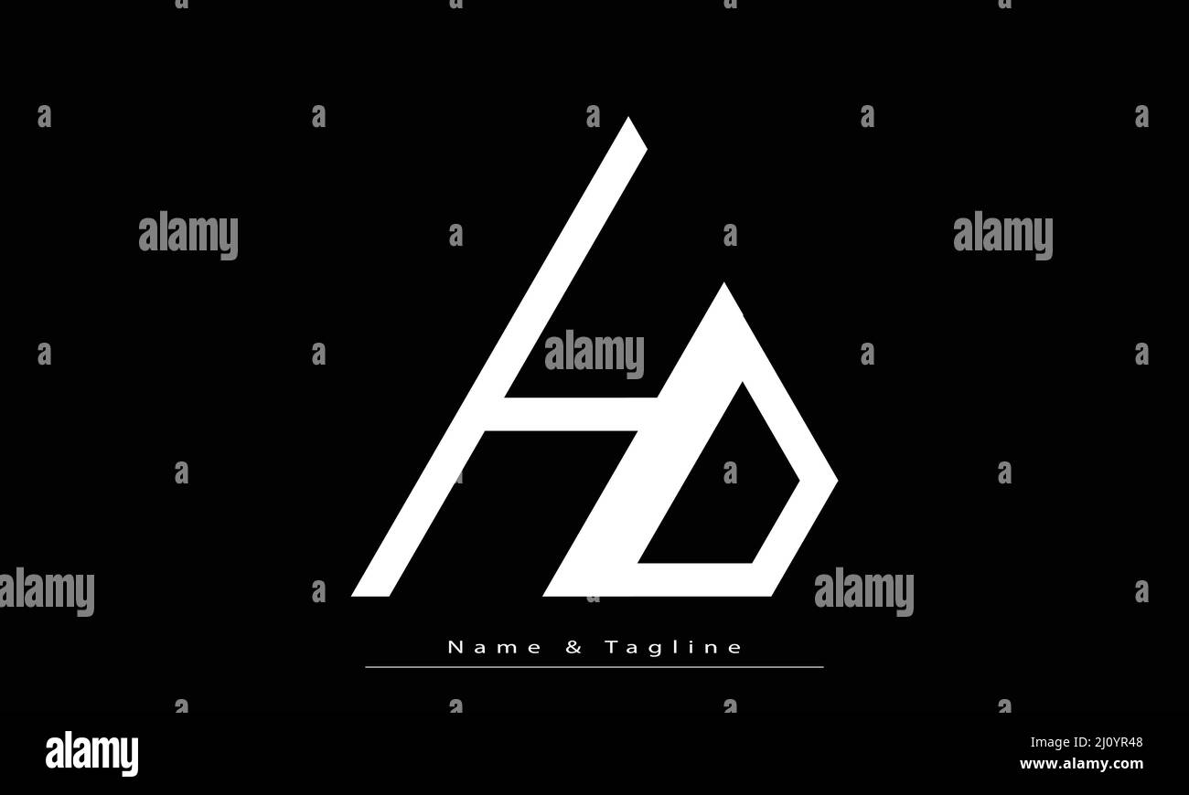 Alphabet letters Initials Monogram logo HO , OH Stock Vector Image ...