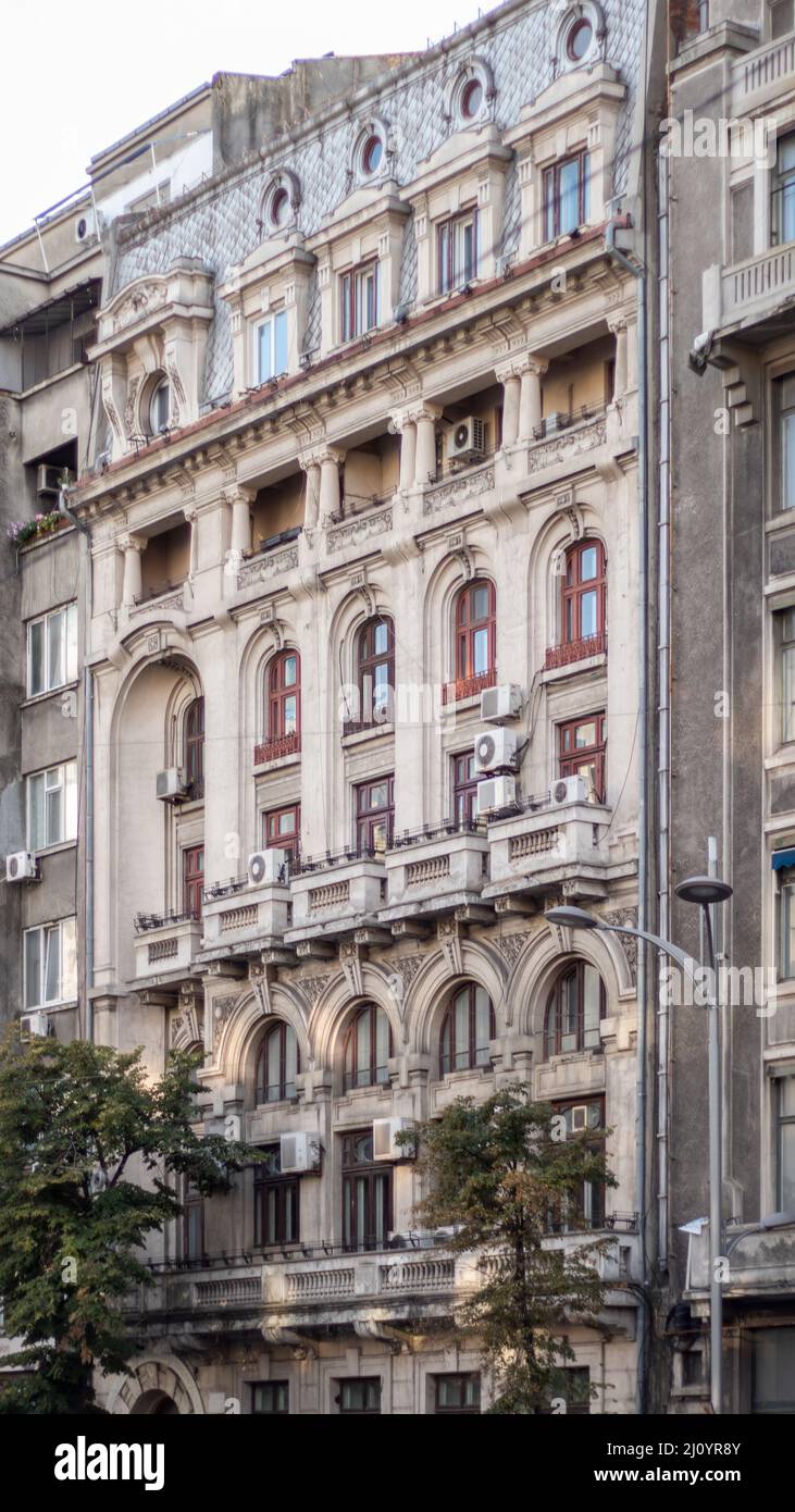 Bucharest urban pattern Stock Photo - Alamy