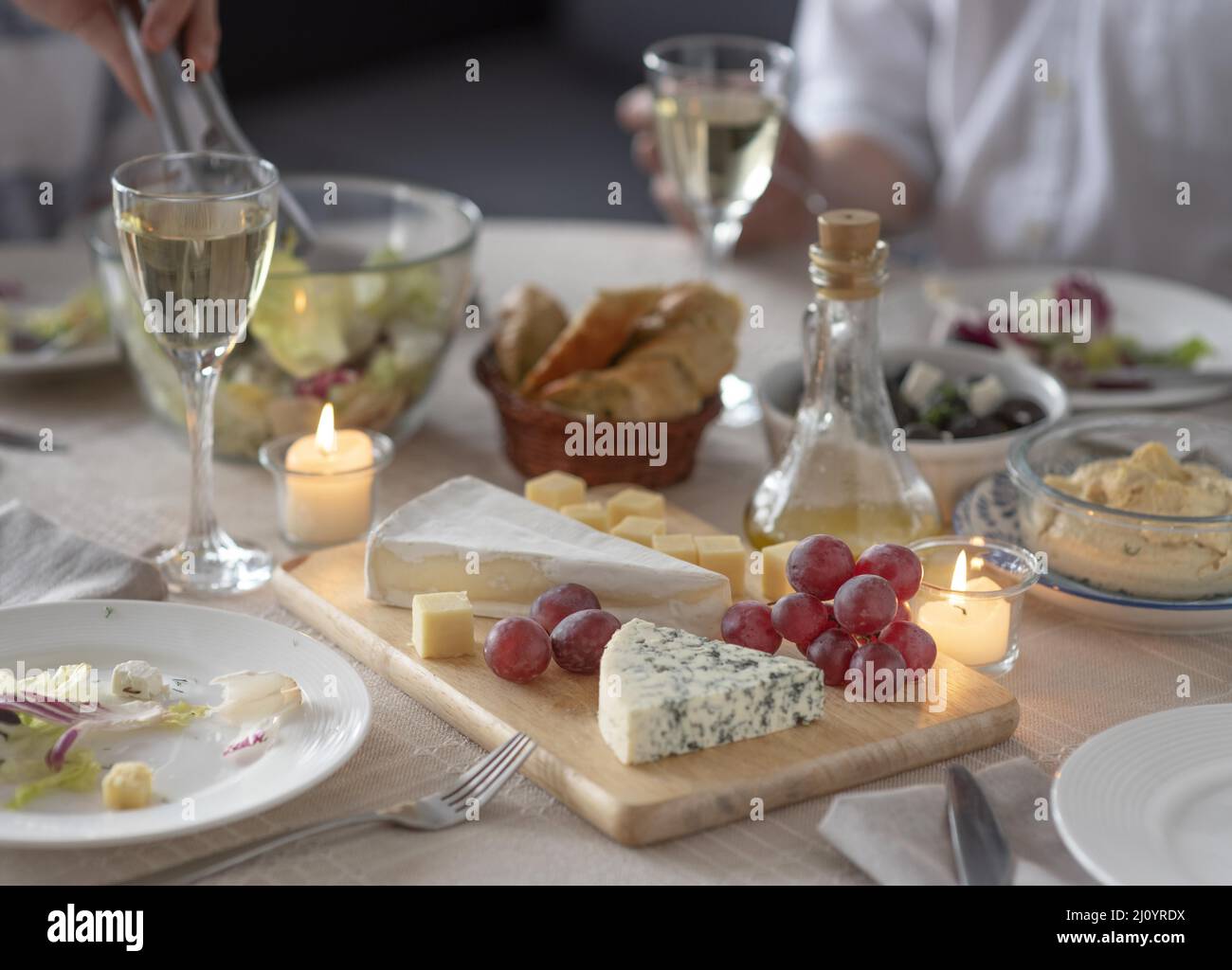 Food table arrangement prepared hi-res stock photography and images - Alamy