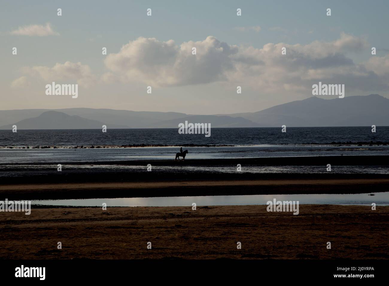 Distant horse rider hi-res stock photography and images - Alamy