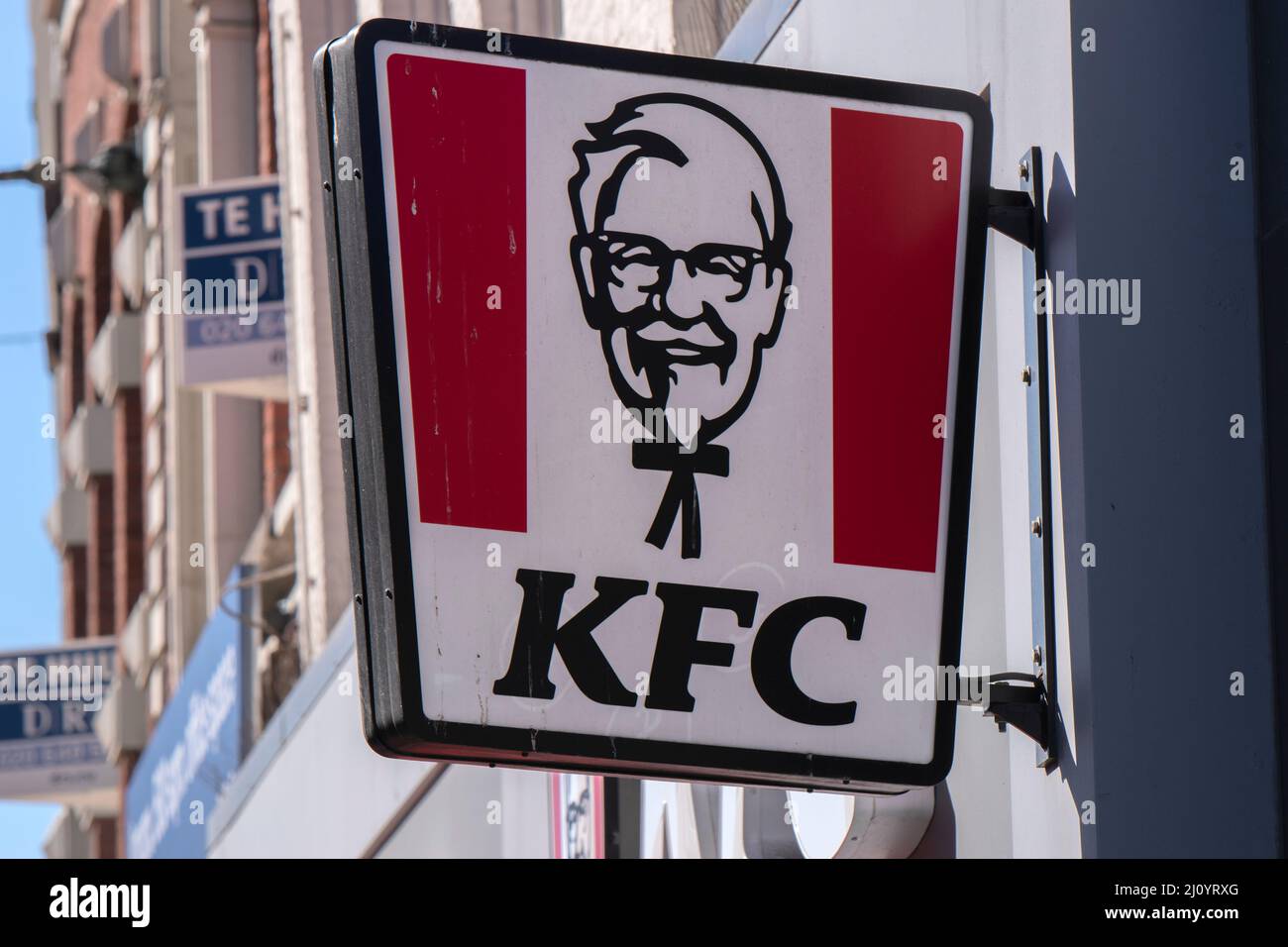 Billboard KFC At Amsterdam The Netherlands 19-3-2022 Stock Photo - Alamy