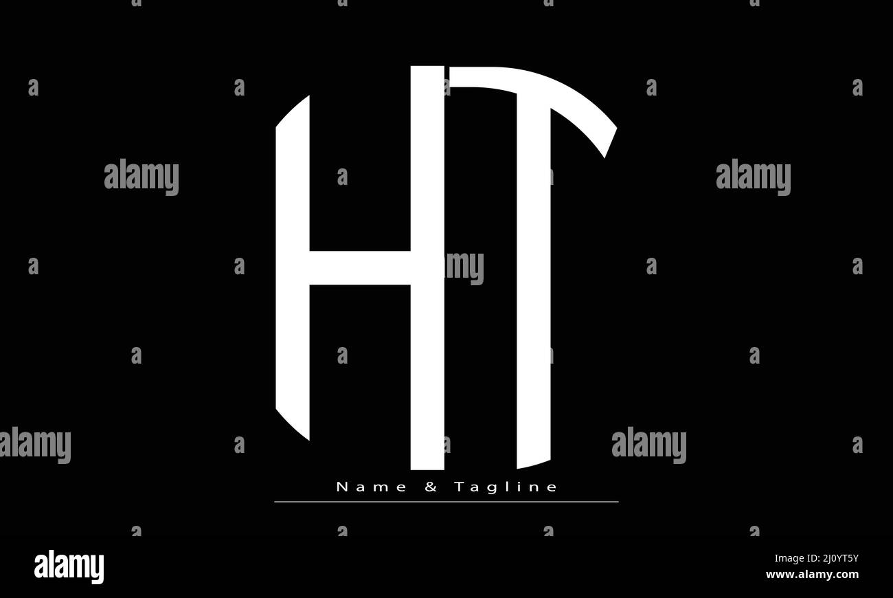 Letter ht logo hi-res stock photography and images - Alamy